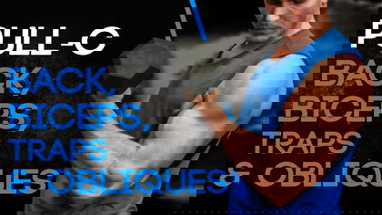 PULL-C: BACK, BICEPS TRAPS & OBLIQUES #SHREDCHALLENGE